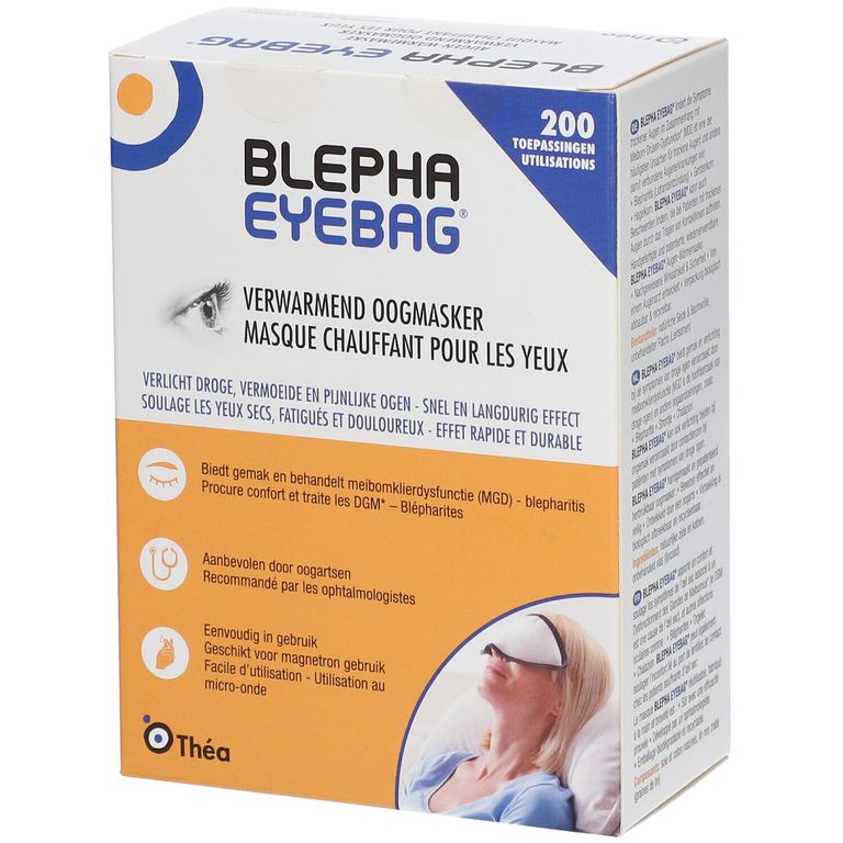 Blepha Eyebag Verwarmend Oogmasker 1 St - Farmaline