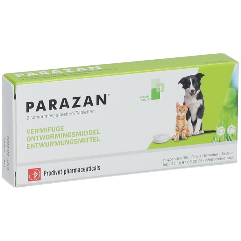 Parazan Ontwormingsmiddel 2 pc(s) - Farmaline
