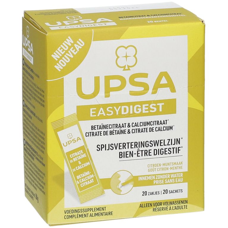 UPSA EasyDigest Citron - Menthe 20 pc(s) - Farmaline