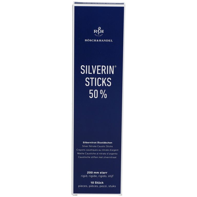Silverin® Sticks 50% Stijf 200 mm 10 St - Farmaline