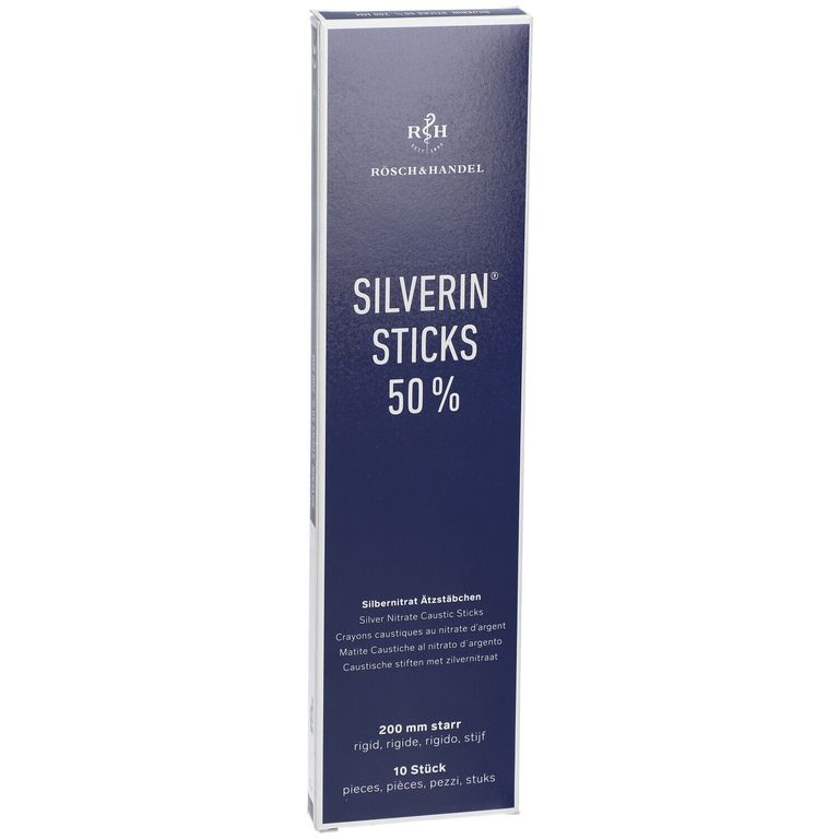 Silverin® Sticks 50% Stijf 200 mm 10 St - Farmaline