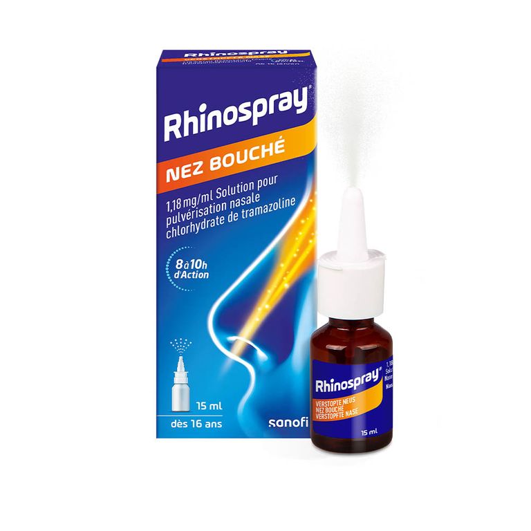 Rhinospray® Nez Bouché 1,18 mg/ml | Spray Nasal | 8 à 10 heures d ...