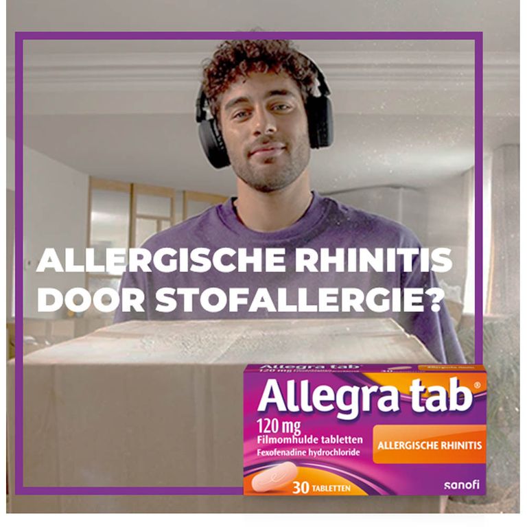 Allegra tab 120 mg | Allergie | Niet-slaapverwekkend Antihistaminicum ...