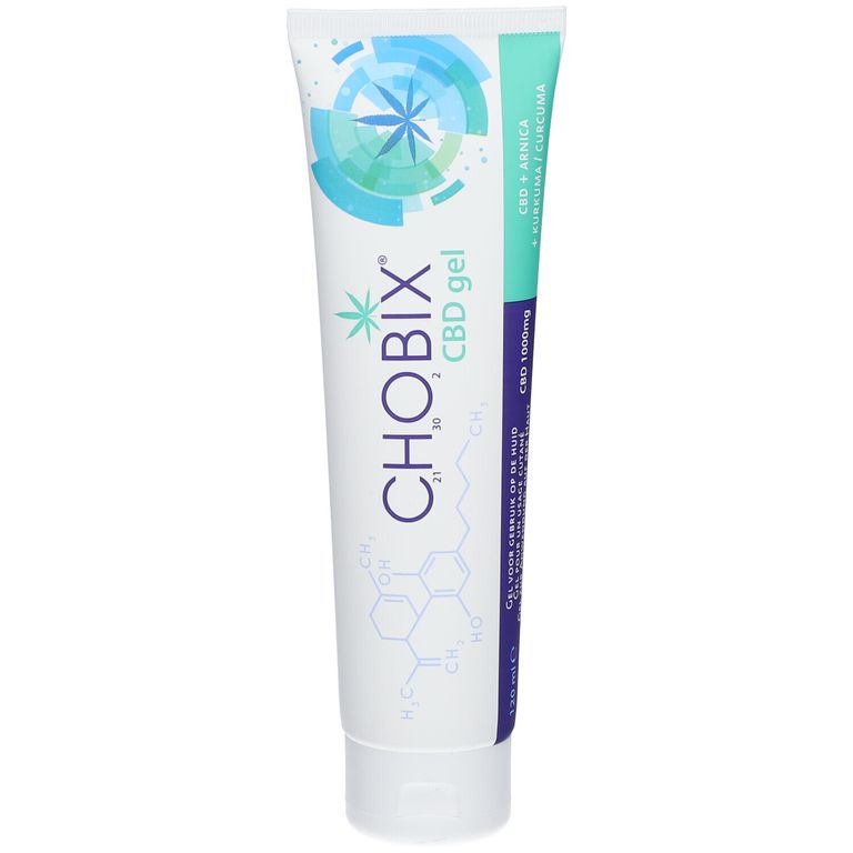 Chobix - Gel CBD 1000mg avec Arnica et Curcuma 120 ml - Farmaline