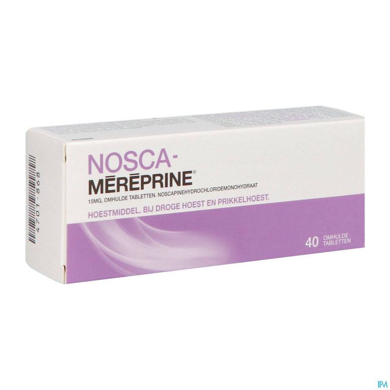 Nosca-Méreprine Tabletten | Droge hoest & prikkelhoest 40 St - Farmaline