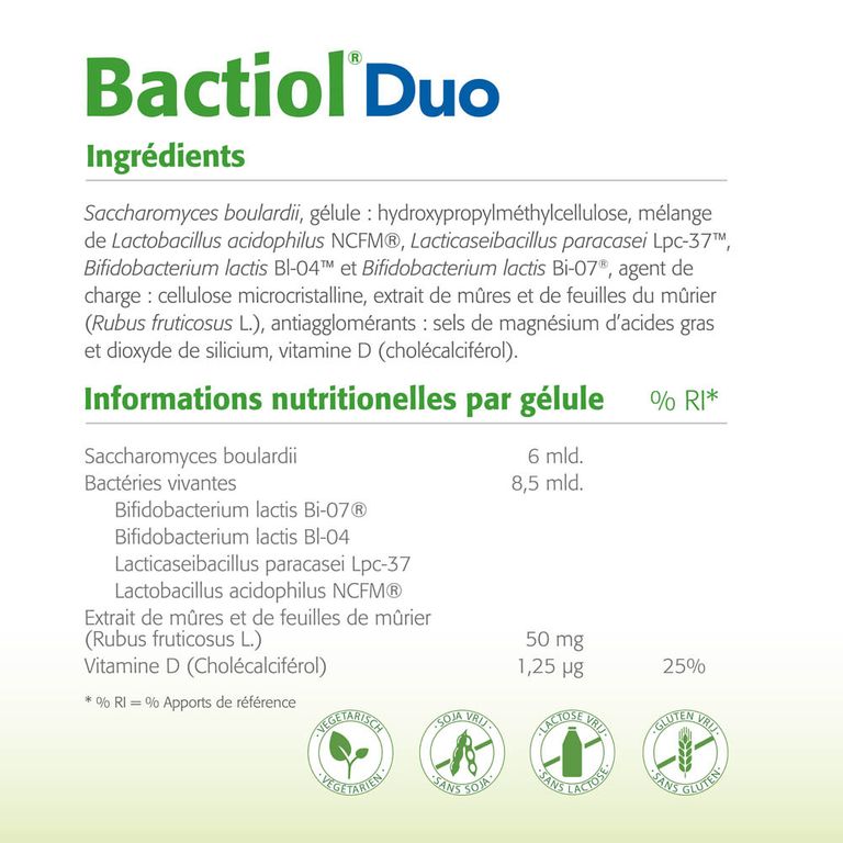 Bactiol® Duo 60 pc(s) - Farmaline