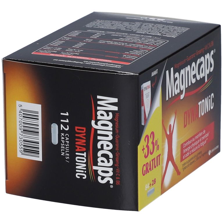 MAGNECAPS® Dynatonic Promo +33%gratis 112 St - Farmaline