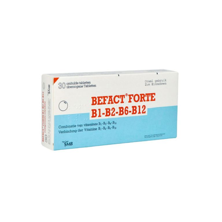 Befact Forte B1-B2-B6-B12 30 St - Farmaline