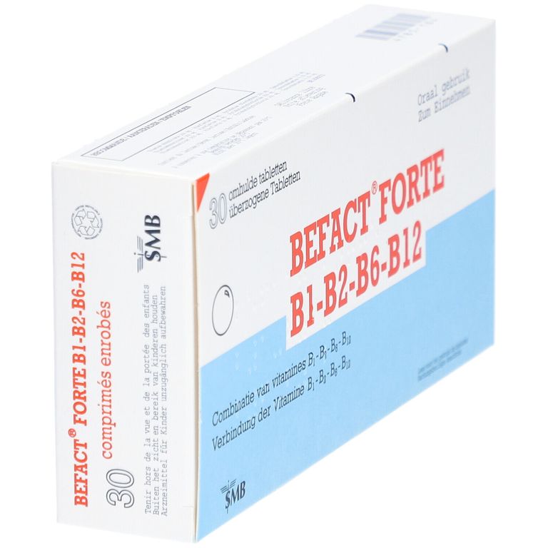 Befact Forte B1-B2-B6-B12 30 St - Farmaline