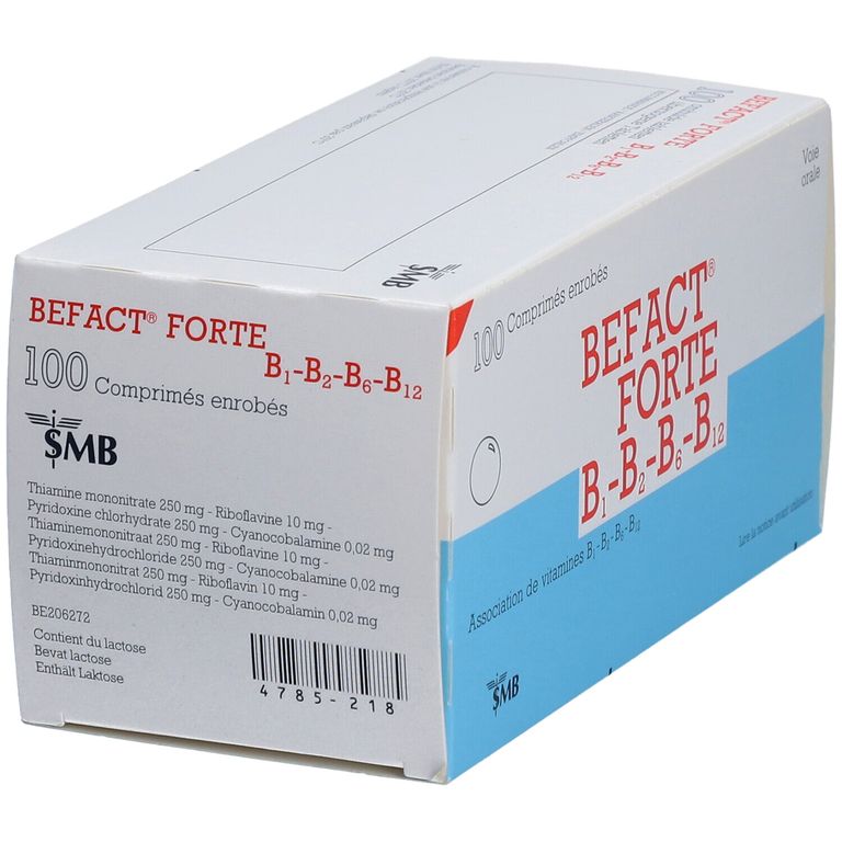 Befact Forte 100 Tab 100 St - Farmaline