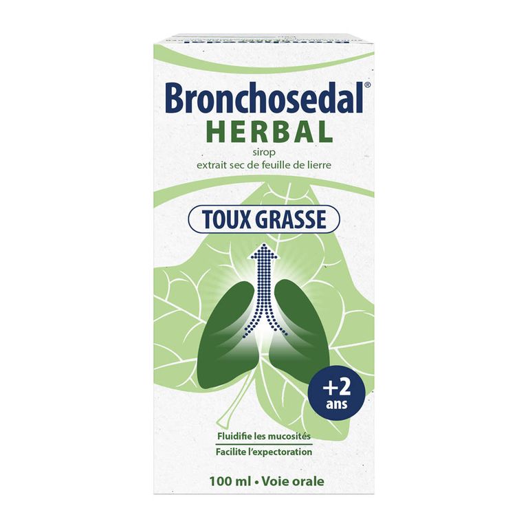 Bronchosedal® Herbal | Sirop Toux Grasse 100 ml - Farmaline