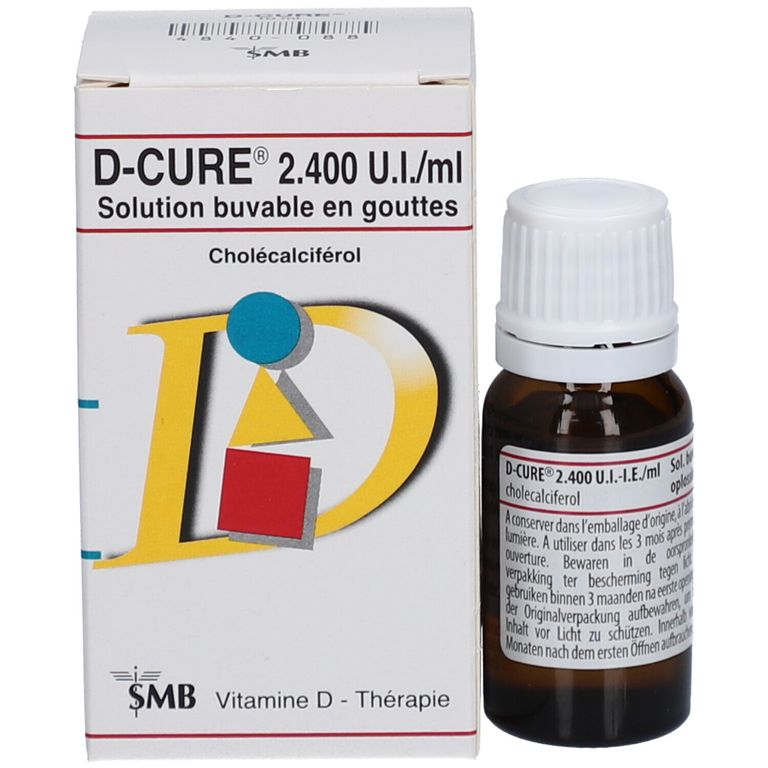 D-Cure 2.400 U.I. Gouttes 10 ml - Farmaline
