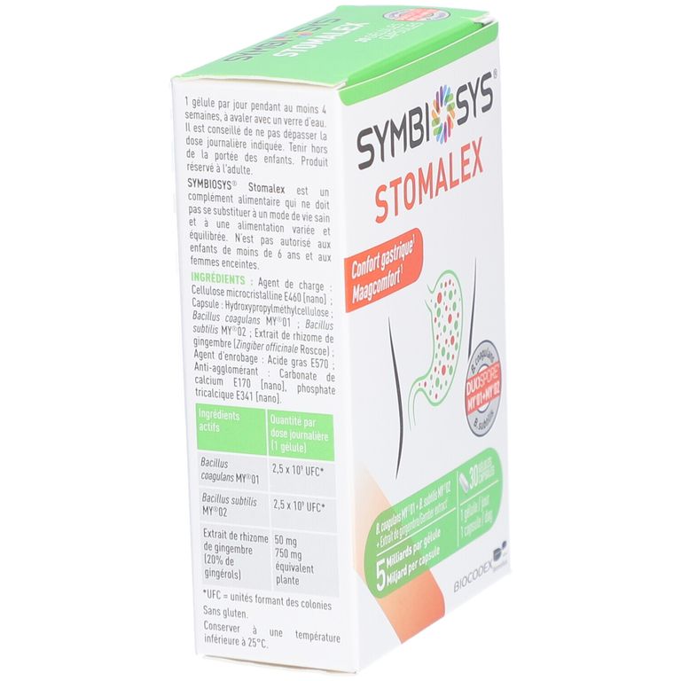 Symbiosys Stomalex Confort Gastrique 30 pc(s) - Farmaline