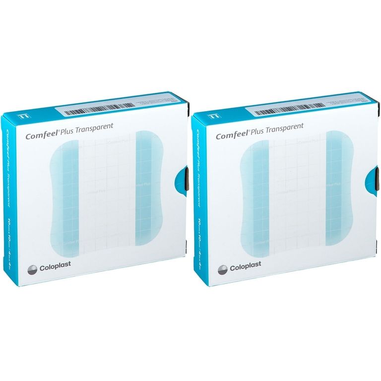 Coloplast Comfeel® Plus Transparent Pansements hydrocolloïdes 10x10 cm ...