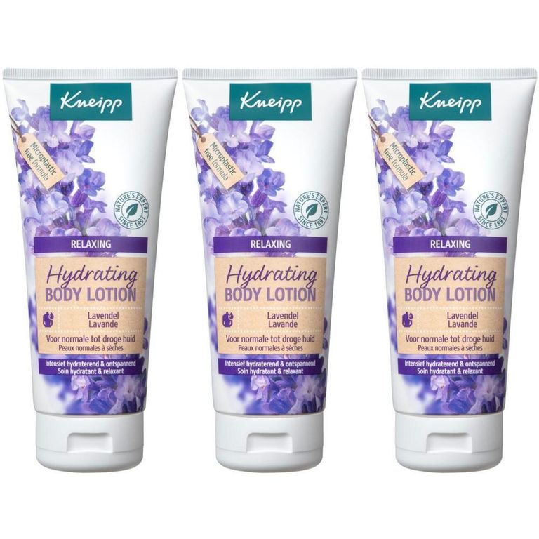 Kneipp Body Lotion Lavendel 3x200 ml - Farmaline