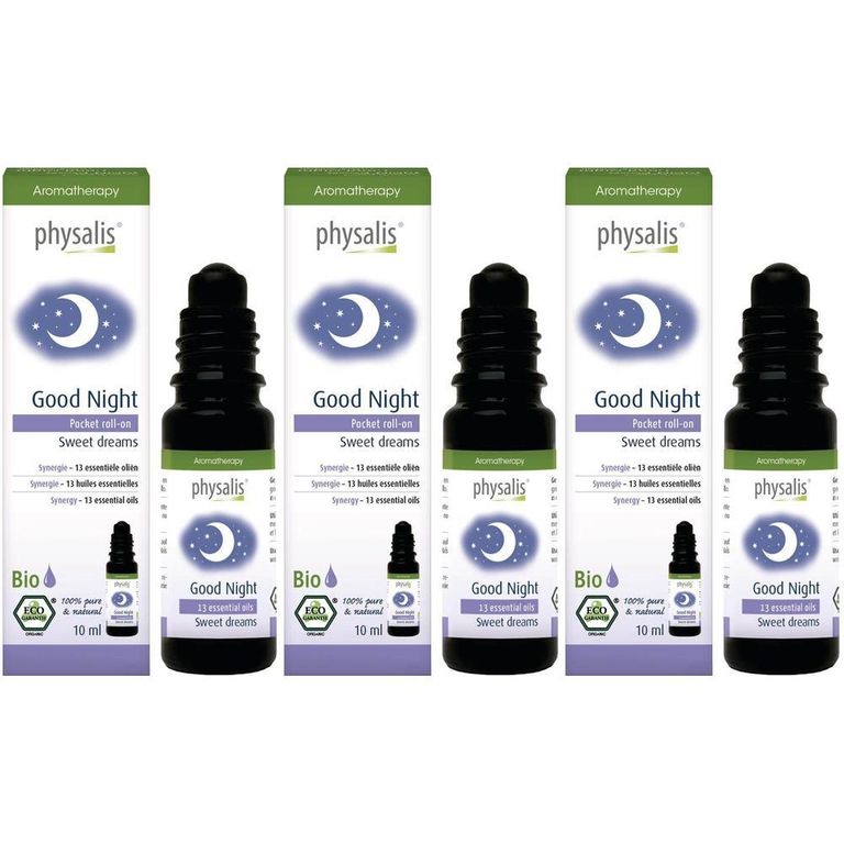 Physalis® Synergie Good Night Roll-On Bio 3x10 ml - Farmaline