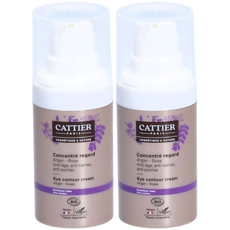 Cattier Eye Contour Cream 2x15 ml - Farmaline