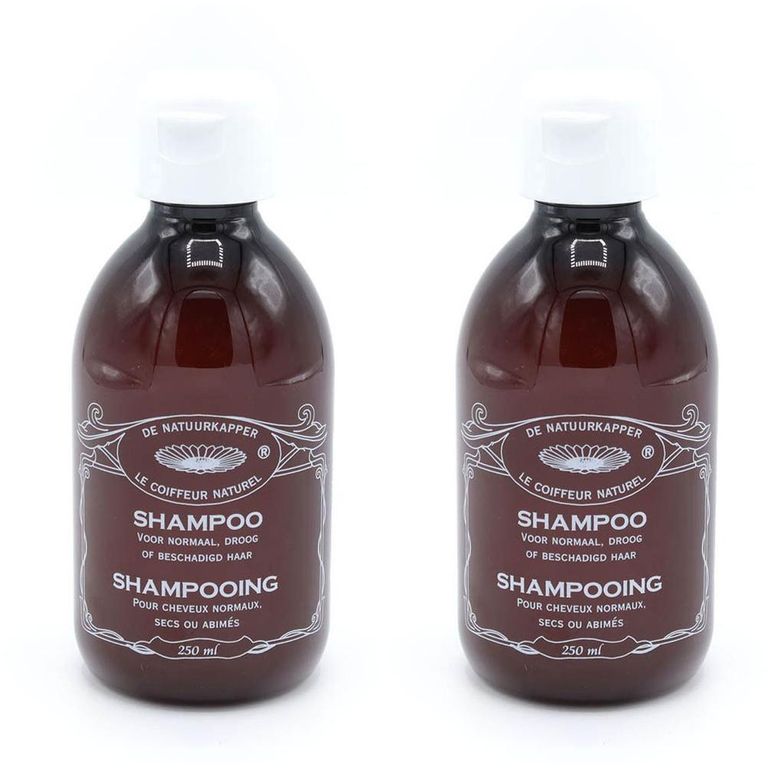 Le Coiffeur Naturel Shampooing Cheveux Normaux, Secs ou Abimés 2x250 ml ...
