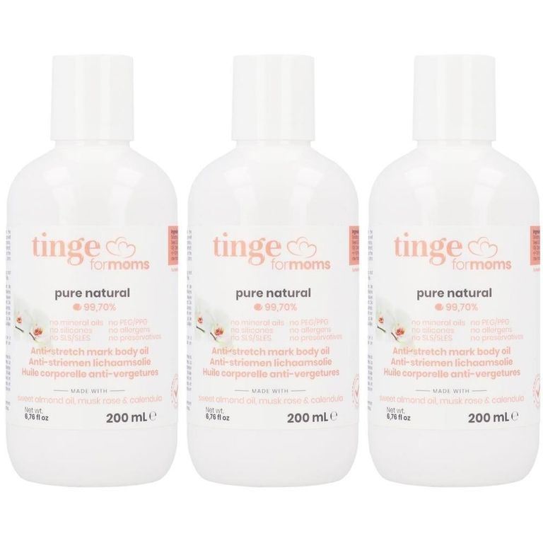 Tinge for Moms Anti-Striemen Olie | Verbetering Elasticiteit | Tegen ...