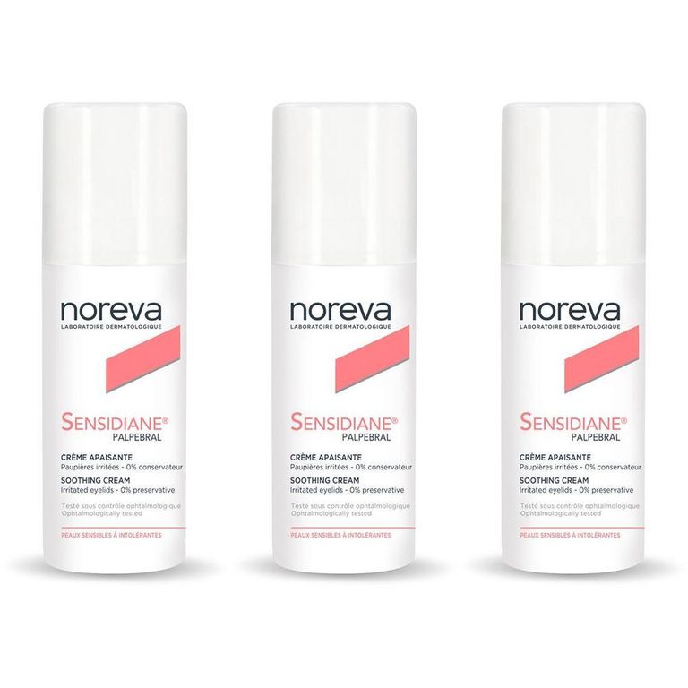 Noreva Sensidiane Palpebral Anti-Itching Cream 3x20 ml - Farmaline
