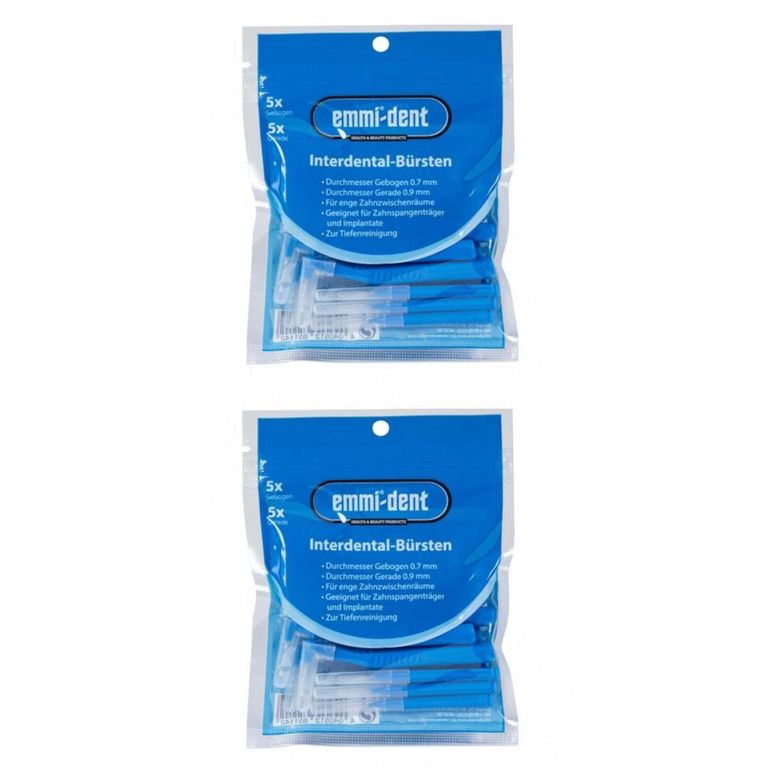 Emmi-Dent Interdentale Borstels 2x10 St - Farmaline