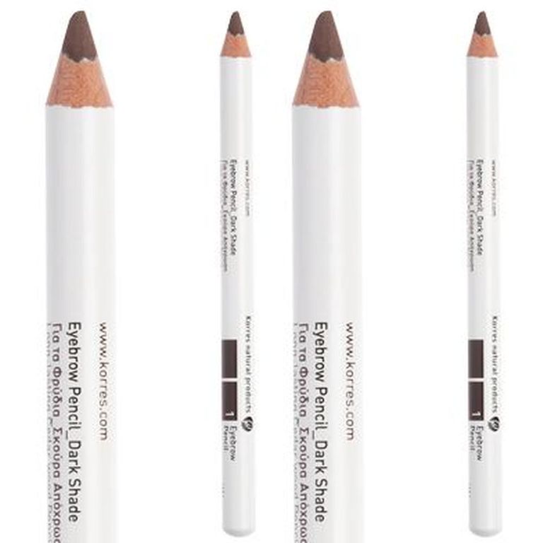 Korres Cedar Wood Eyebrow No 1 Dark Shade Pencil 2x1,13 g - Farmaline