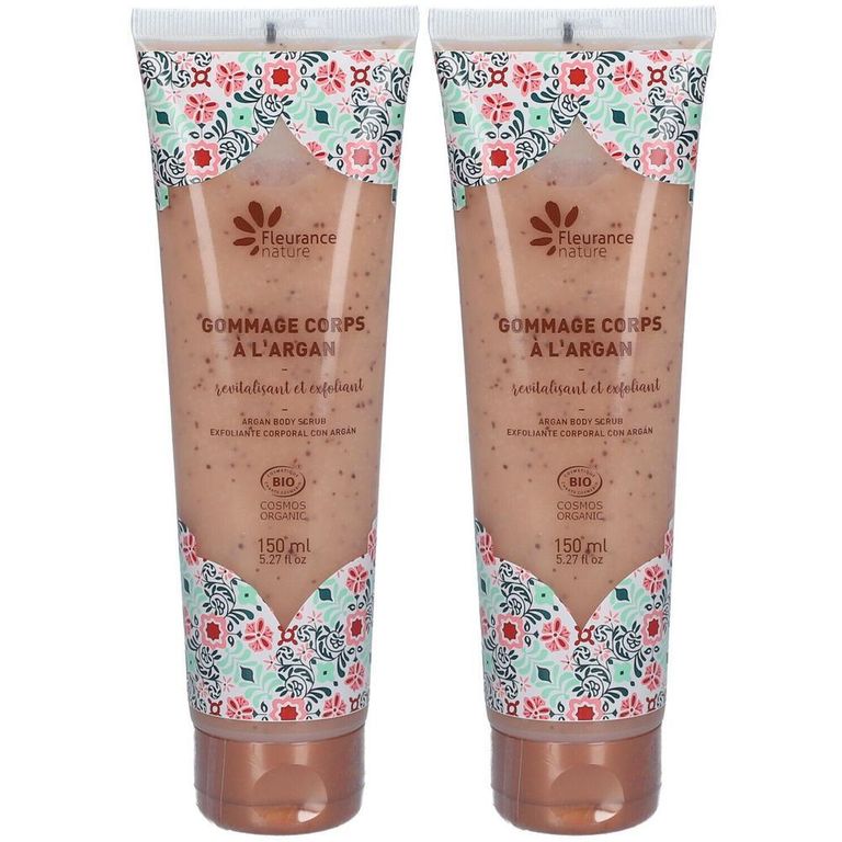 Fleurance Nature Gommage corps revitalisant à l'Argan Bio 2x150 ml ...