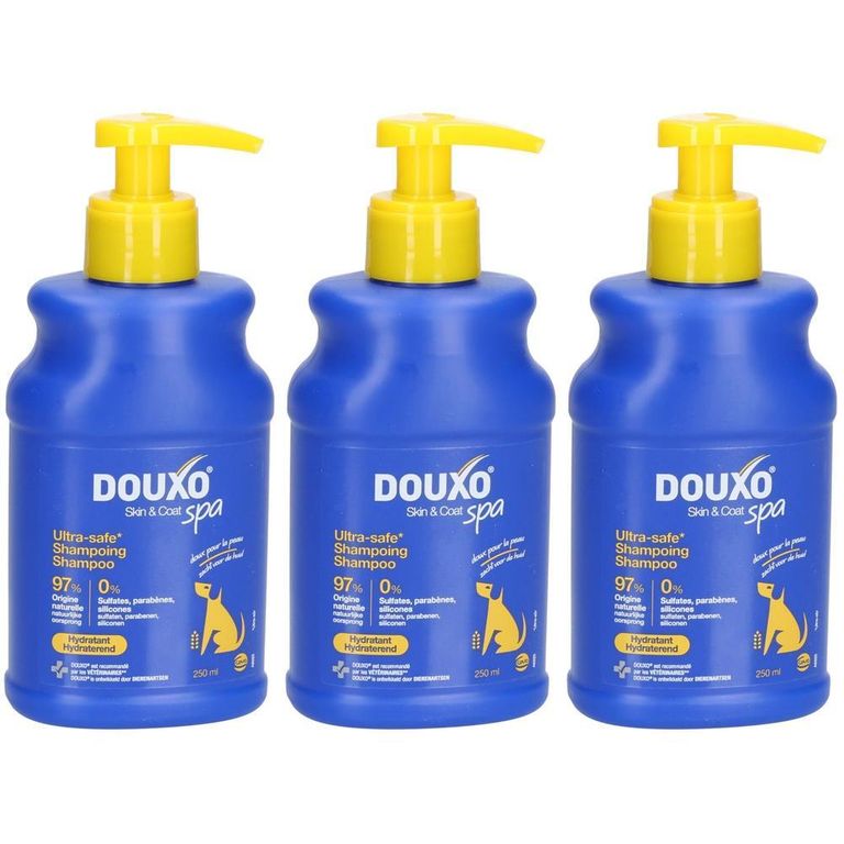 Douxo SPA Shampooing hydratant 3x250 ml - Farmaline