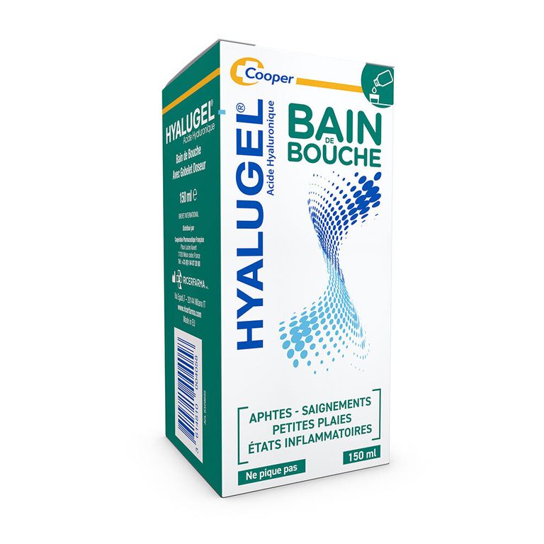 Hyalugel - Mondwater - Diffuse en/of talrijke laesies - Aften - Kleine ...