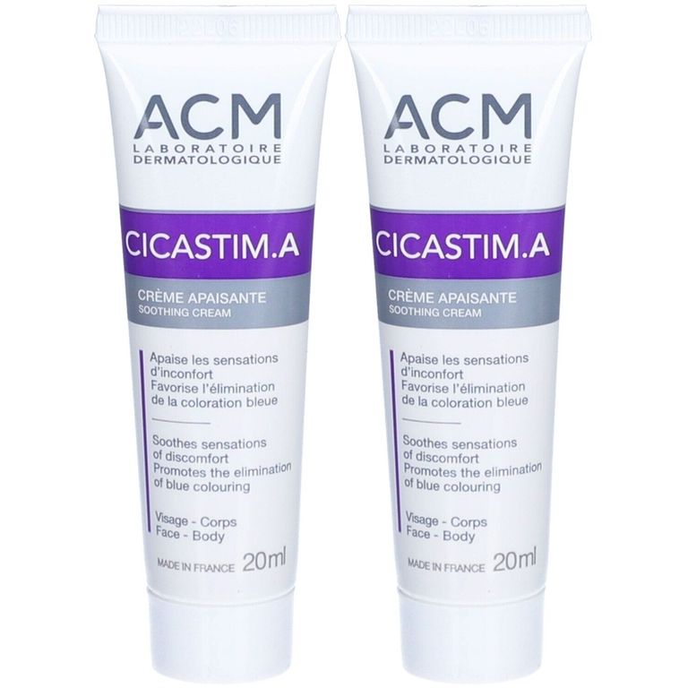 ACM Cicastim.A Crème Apaisante 2x20 ml - Farmaline