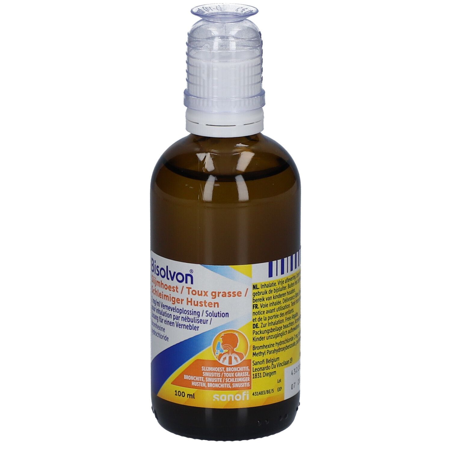 Bisolvon® Toux Grasse 2 mg/ml Solution pour Inhalation par Nébuliseur ...
