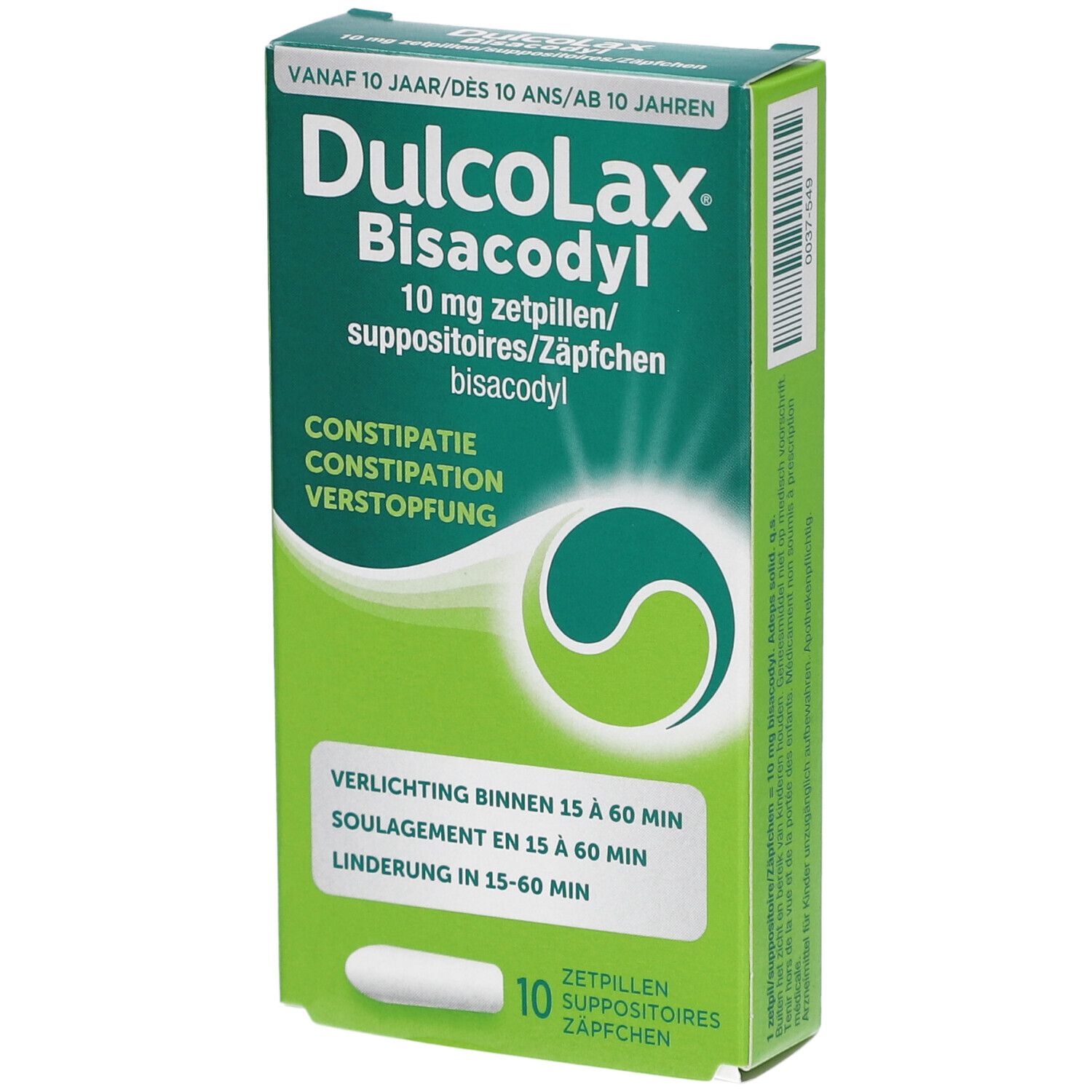 Dulcolax bisacodyl 10 mg 10 St - Farmaline