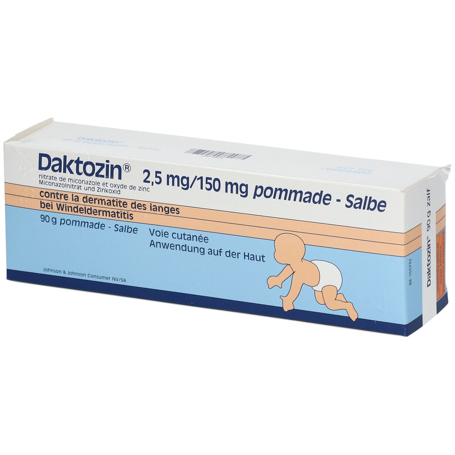 Daktozin Contre La Dermatite Des Langes 90 g - Farmaline
