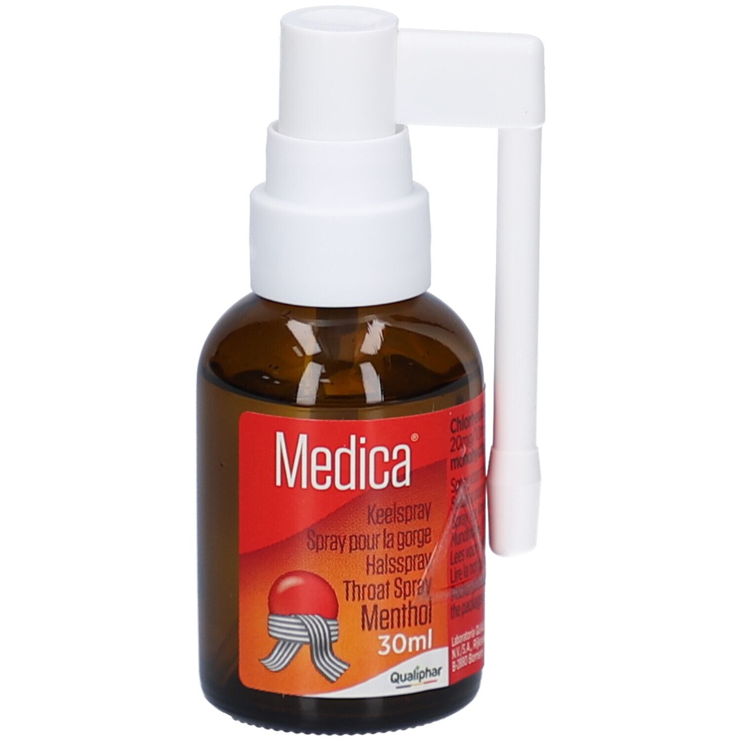 Medica Spray pour la Gorge Menthol - Mal de Gorge 30 ml - Farmaline
