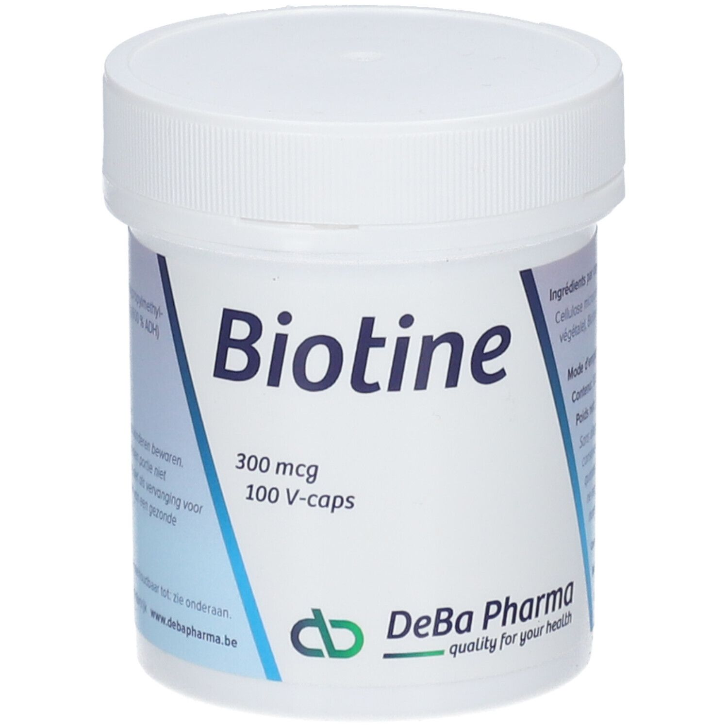 Deba Pharma Biotine 300mcg 100 St - Farmaline