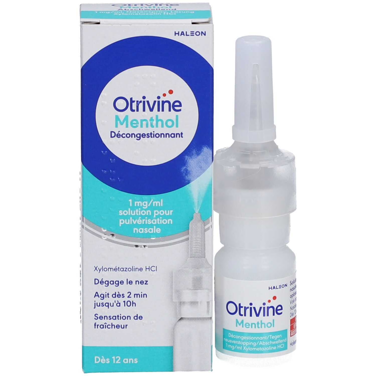Otrivine Menthol tegen Neusverstopping 1 mg/ml Oplossing Neusspray 10 ...