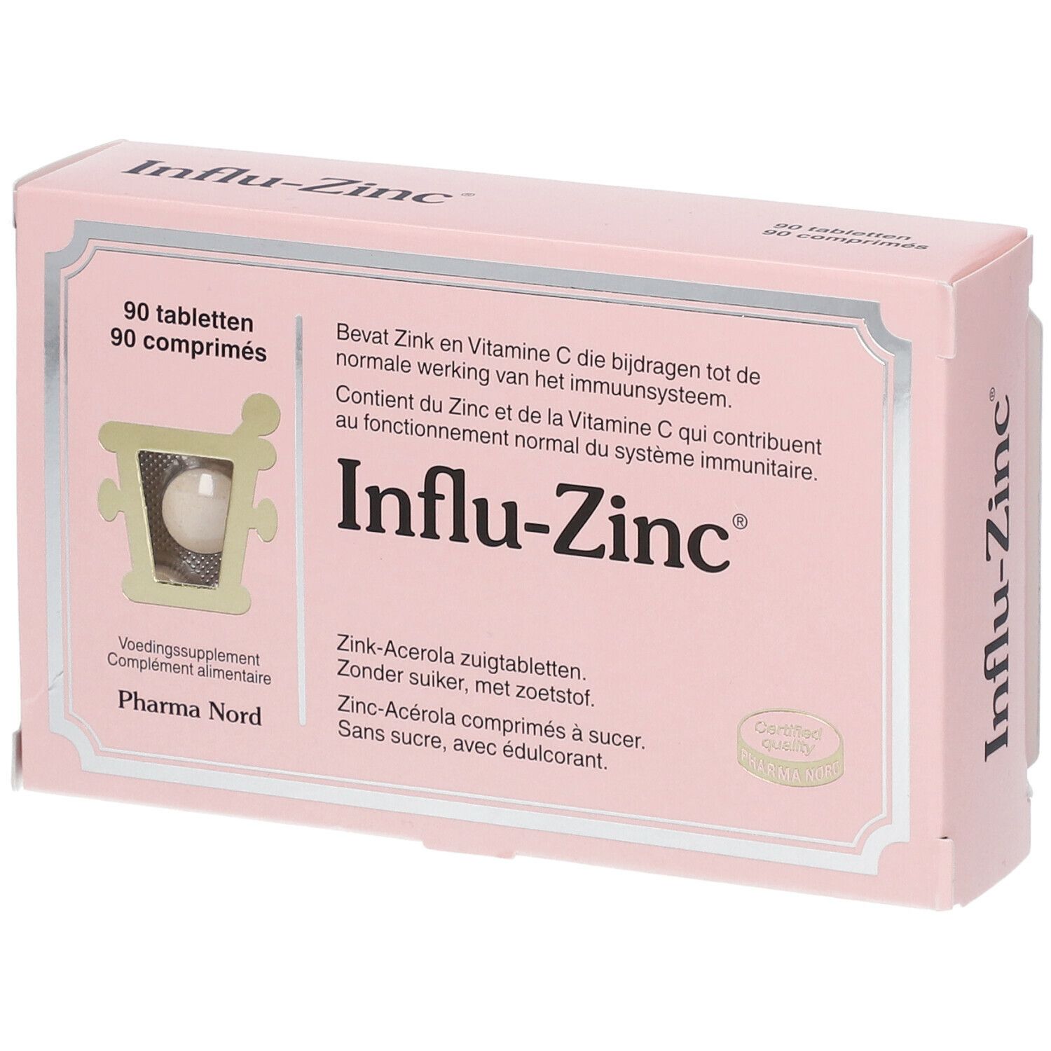 Pharma Nord Influ-Zinc | vitamine C + zink | Immuunsysteem 90 St ...