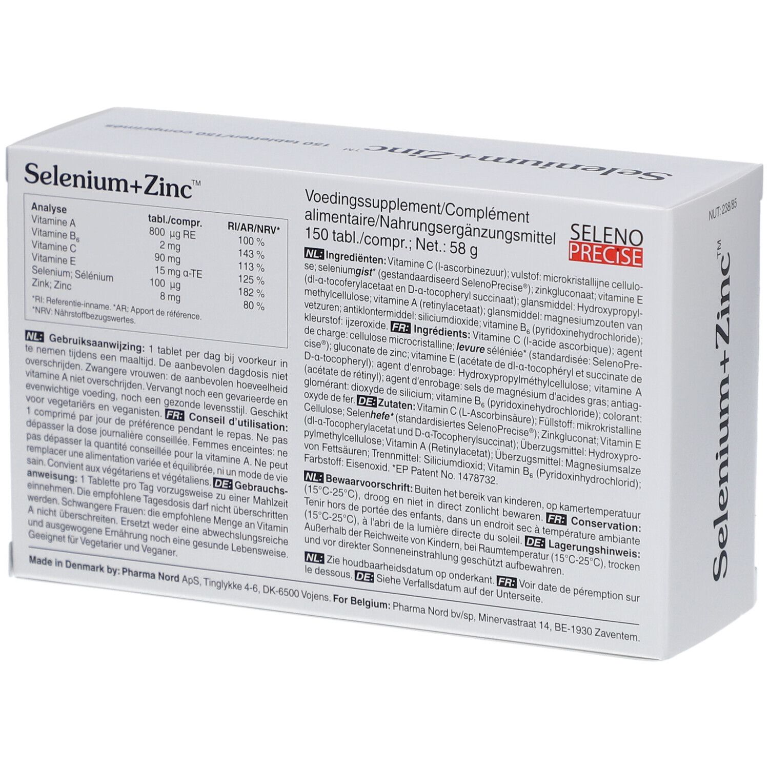 Pharma Nord Selenium+Zinc 150 pc(s) - Farmaline