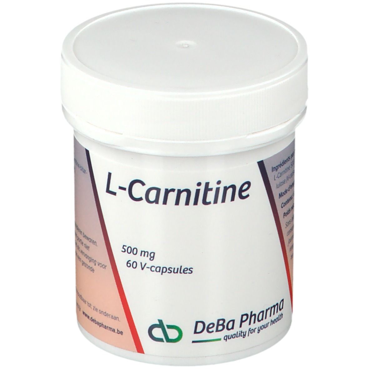 DeBa Pharma L-Carnitine 500mg 60 St - Farmaline