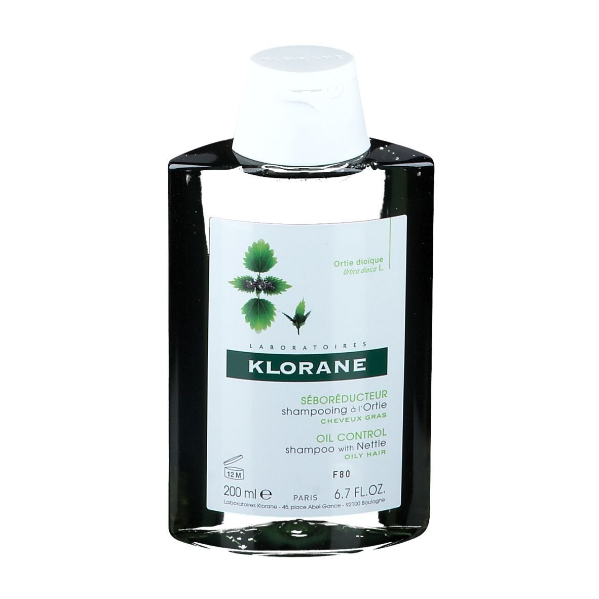 Klorane Talgregulerende Shampoo Brandnetel 200 ml - Farmaline