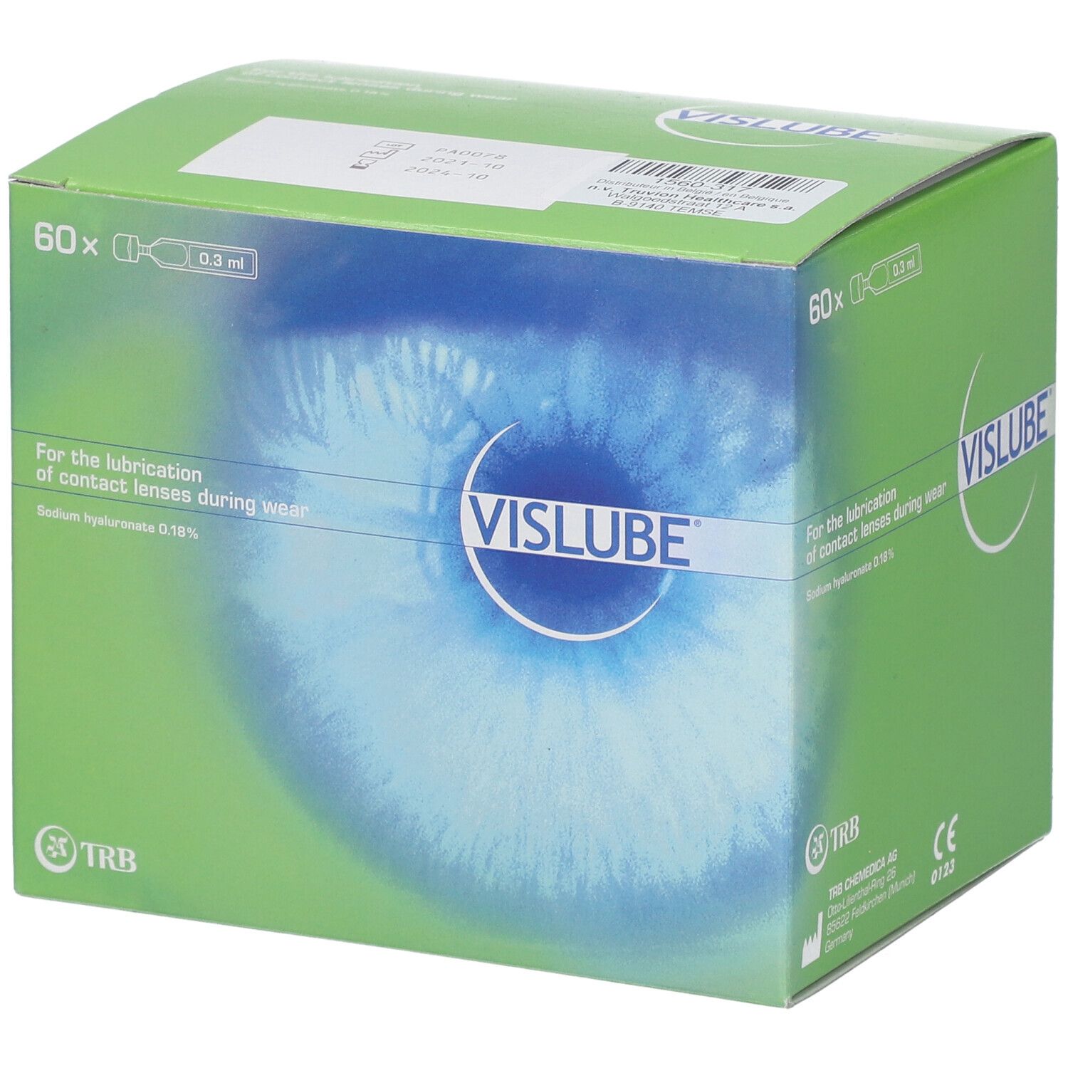 Vislube Uni-Dosis Steriel 0.3ml 60x0,3 ml - Farmaline