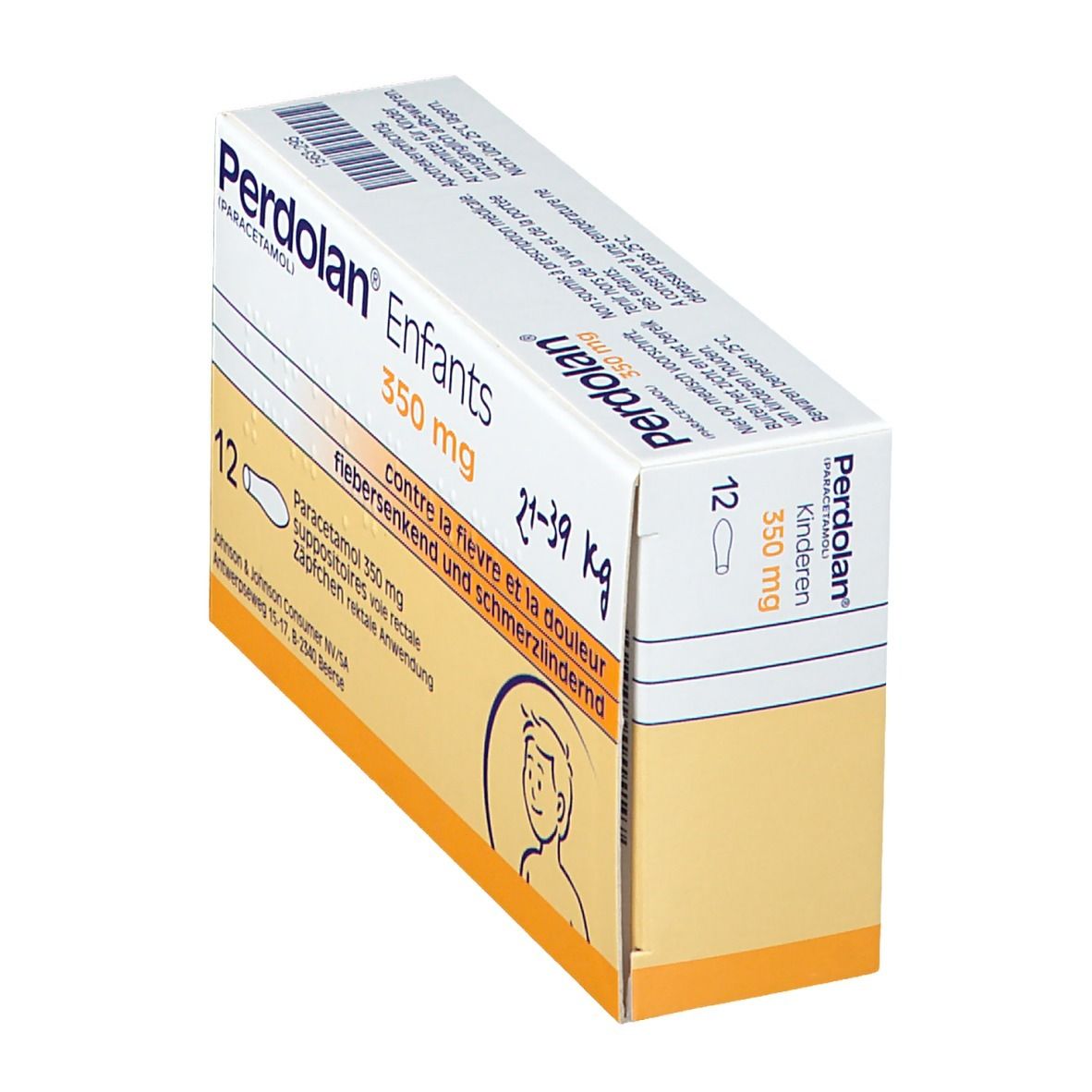 Perdolan® Kinderen 350mg 12 St - farmaline.be