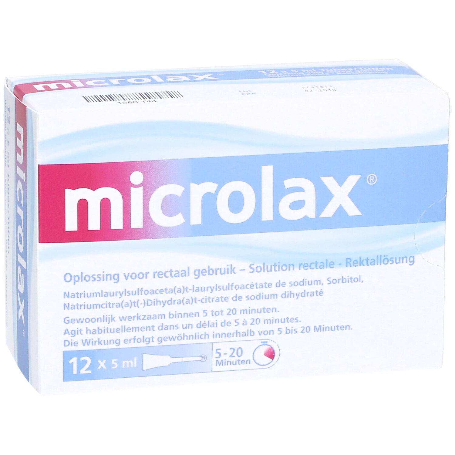 Microlax Lavement 5 ml - Farmaline