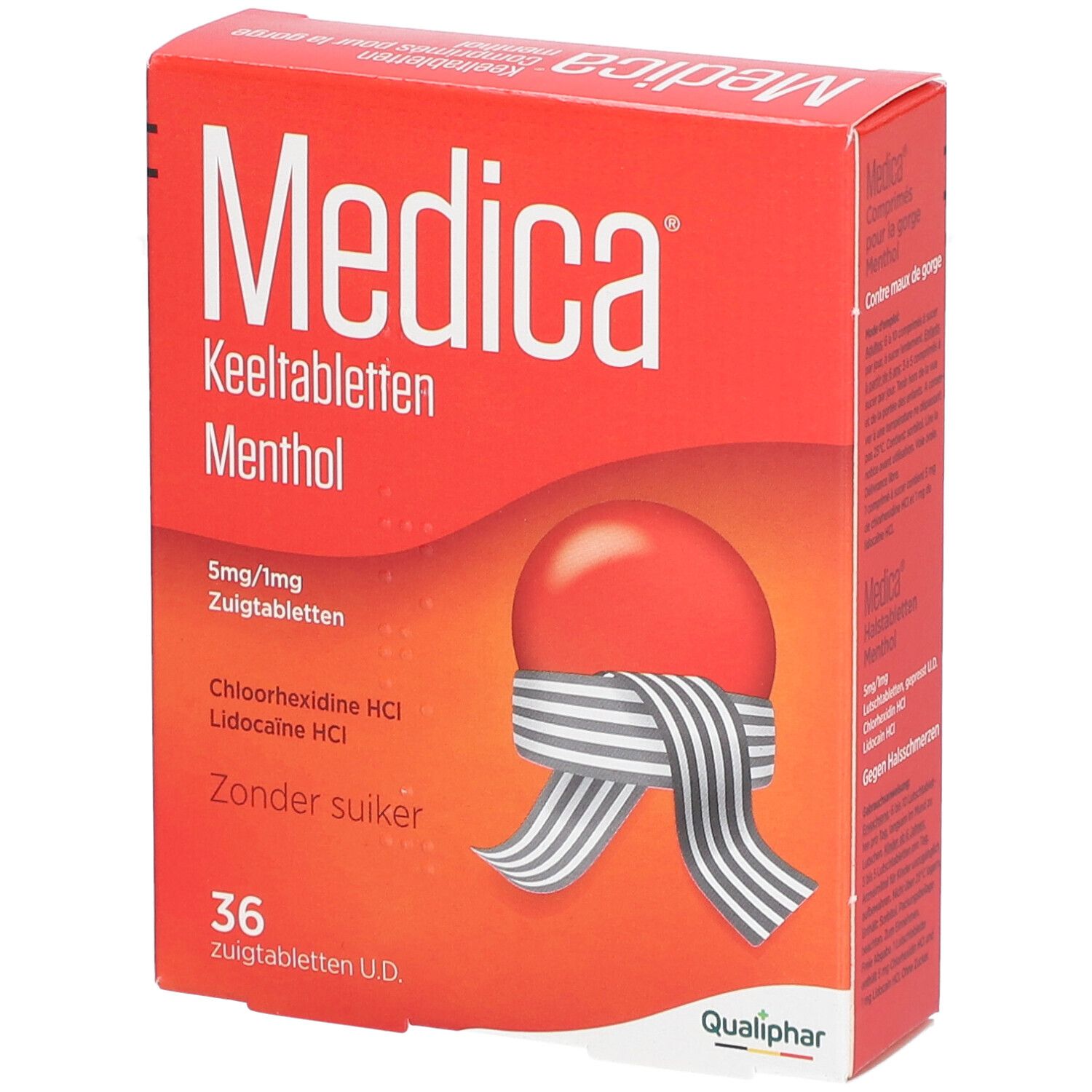 Medica Keeltabletten Menthol Keelpijn 36 St - Farmaline
