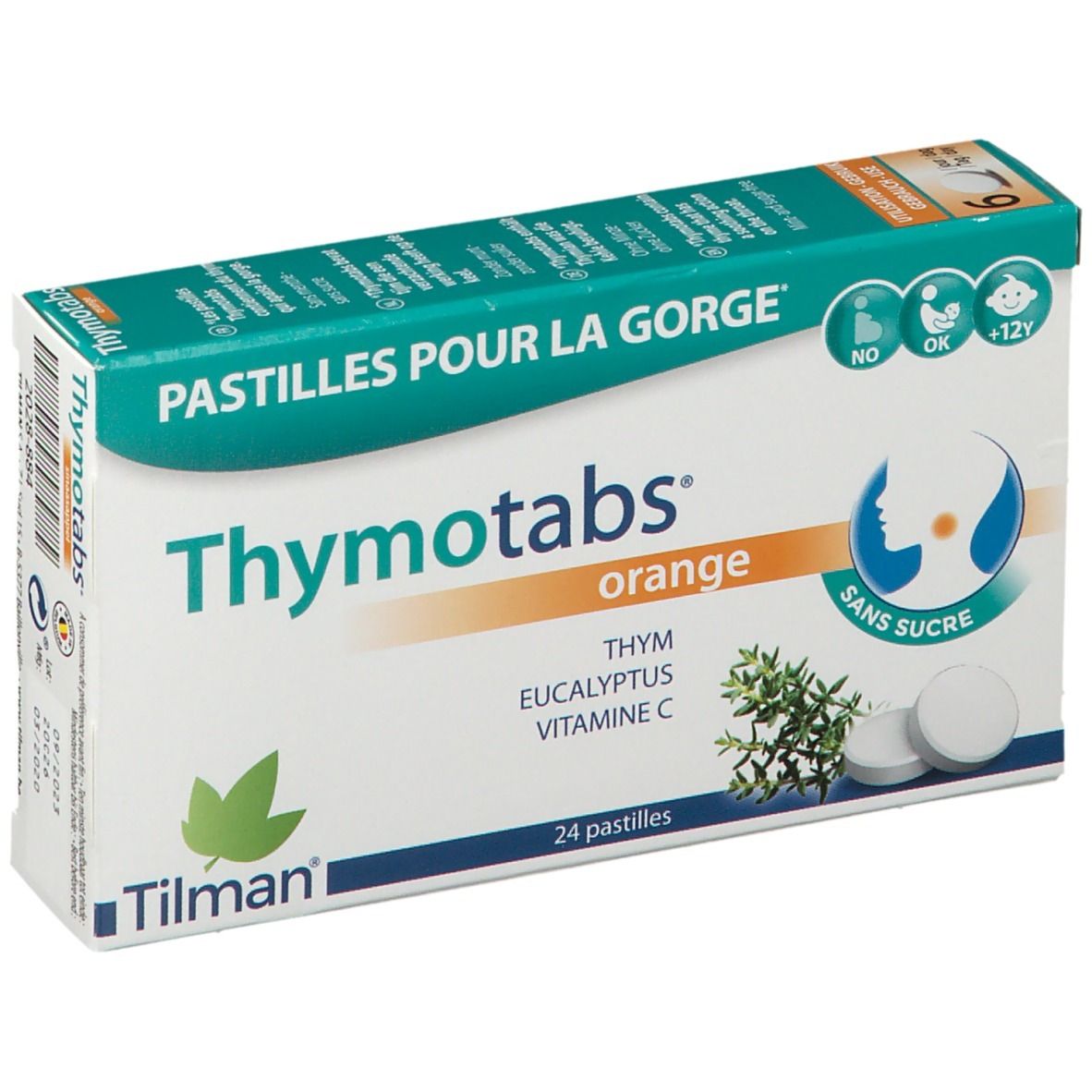 Thymotabs® Orange 20 pc(s) - farmaline.be