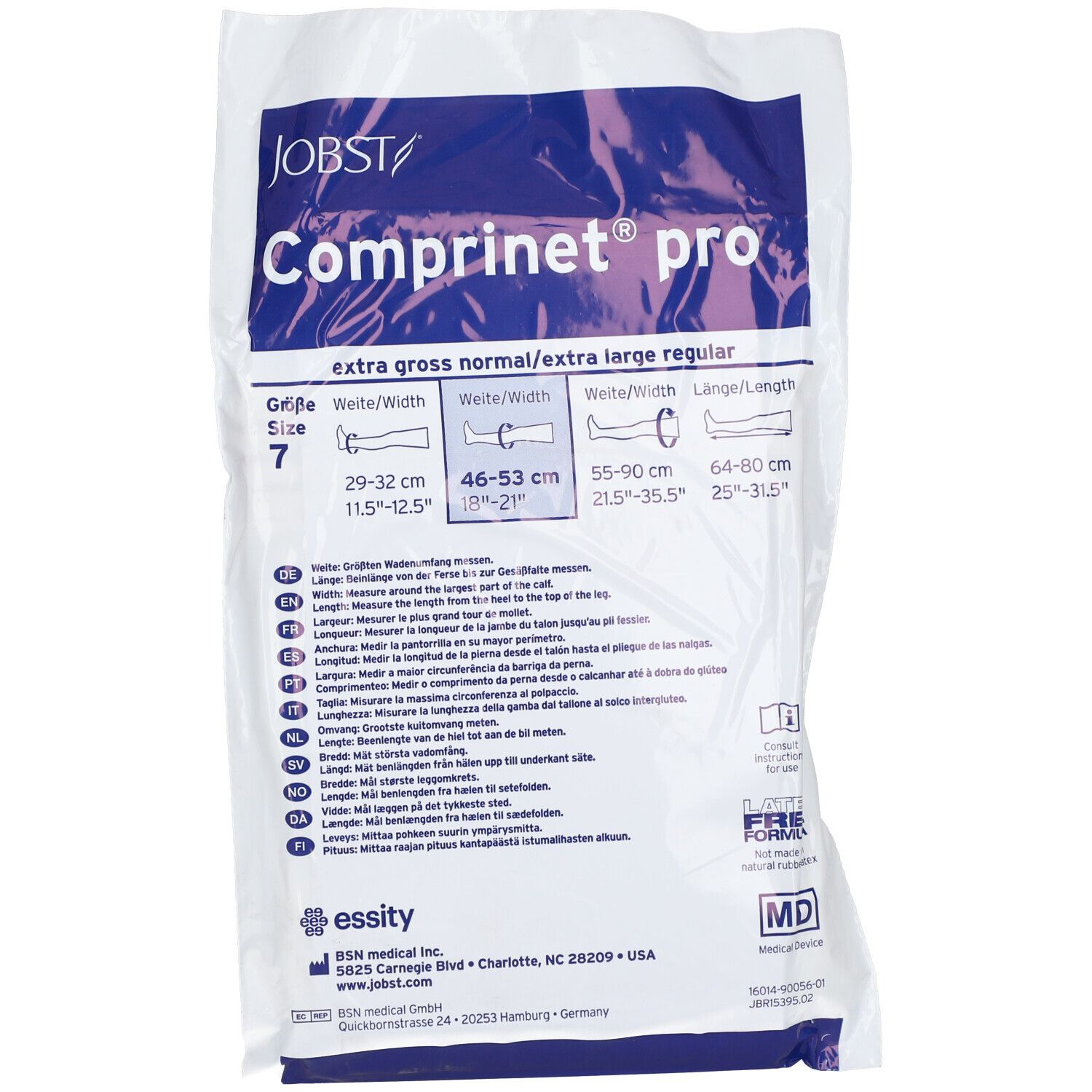 Comprinet Pro Compressiekous Dij Maat 7 1 St - Farmaline
