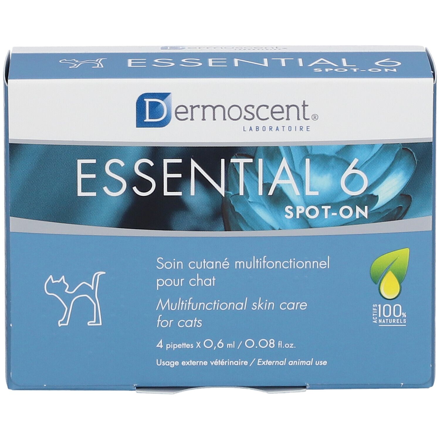 Dermoscent Spot-On Kat Pipet 0,6Ml 4 St - Farmaline