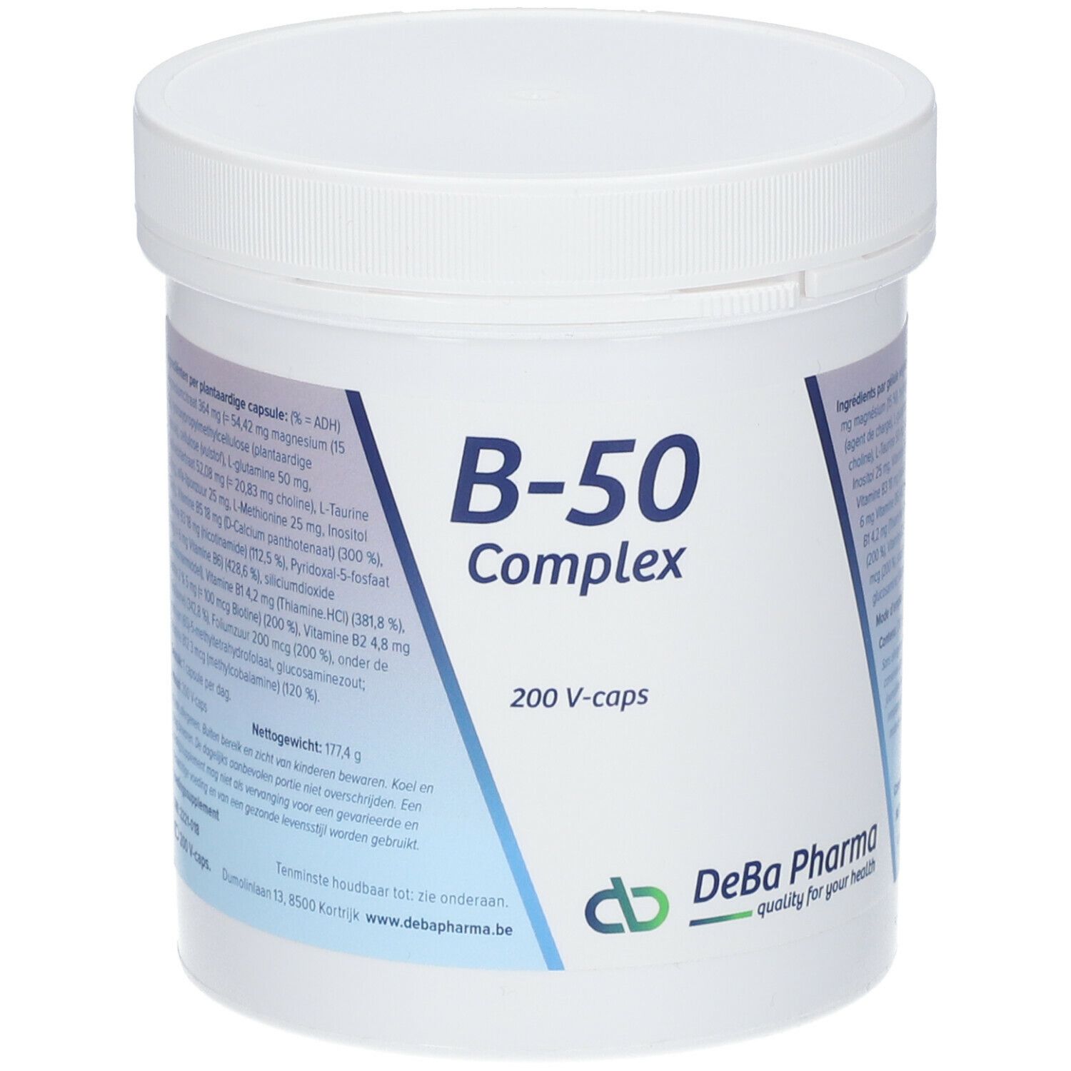 DeBa Pharma B-50 Complex 200caps 200 St - Farmaline