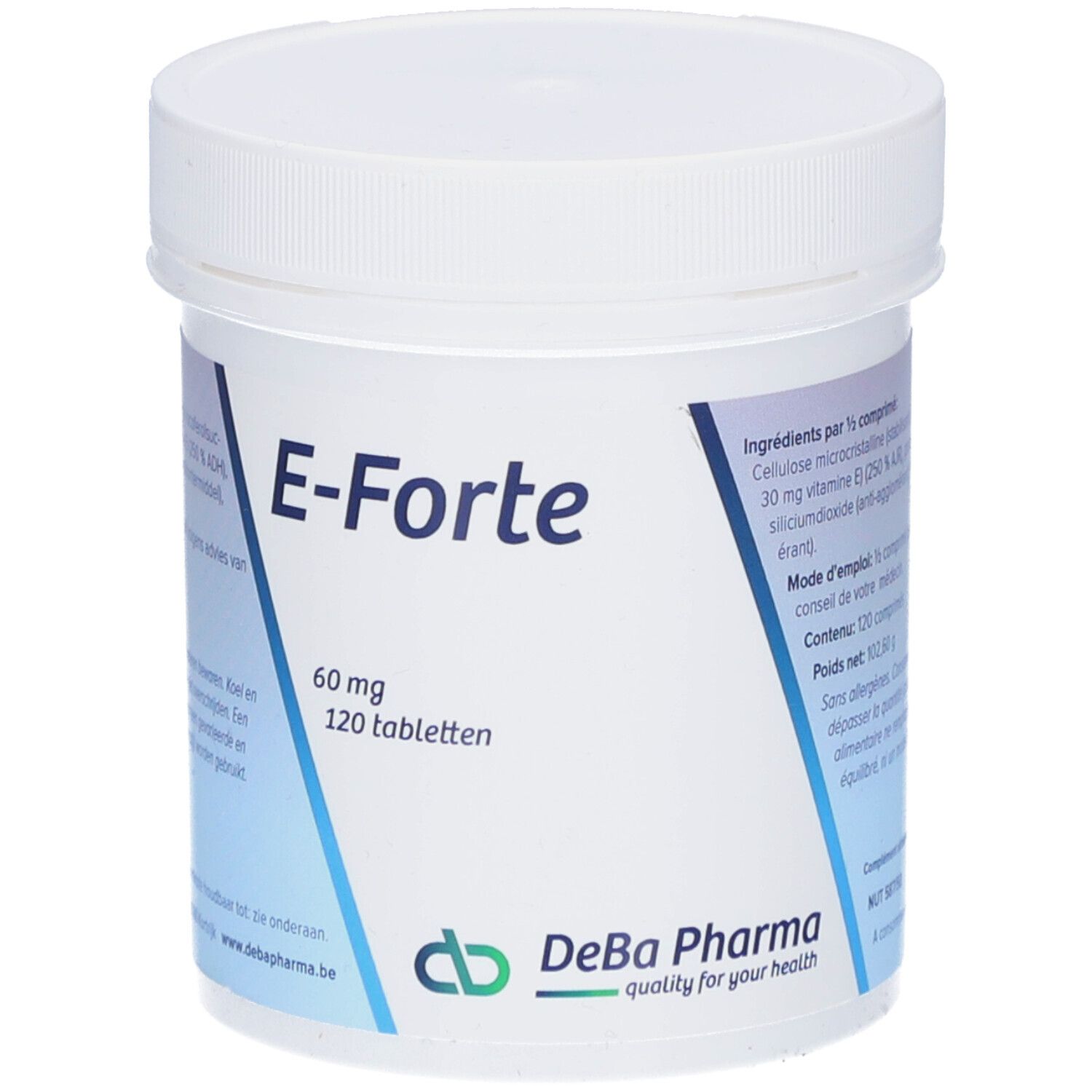 Deba Pharma E-Forte 60mg 120 St - Farmaline