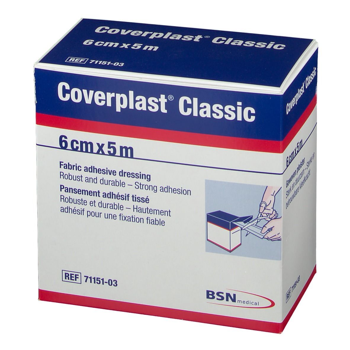 Coverplast Classic 6,0cmx5,0m 1 St - Farmaline